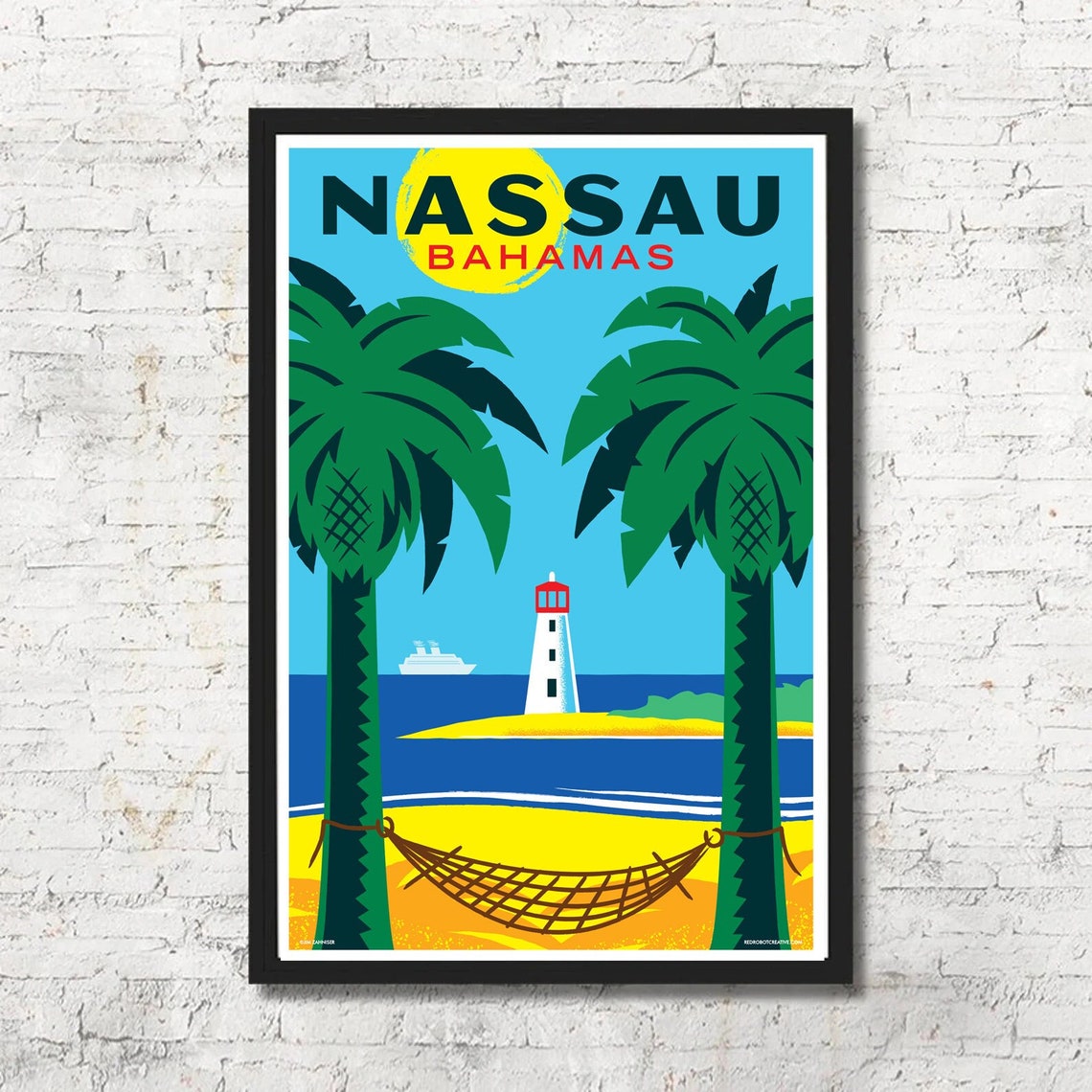Nassau Poster Nassau Wall Art Nassau Art Print Nassau | Etsy
