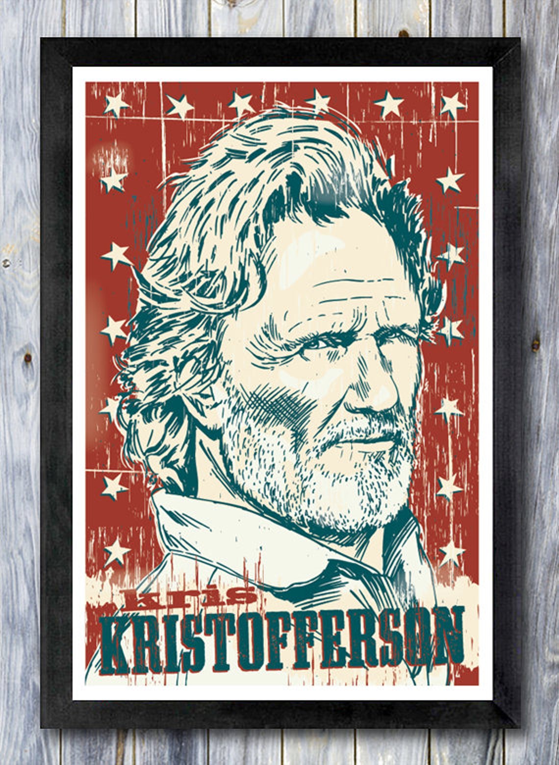 Kris Kristofferson Poster Kris Kristofferson Wall Art Kris - Etsy Canada