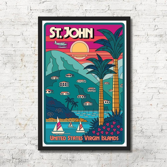 St. John Poster St. John Wall Art St. John Art Print St. | Etsy
