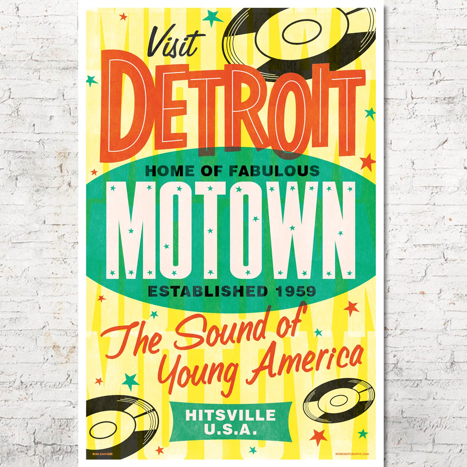 Detroit Poster Detroit Wall Art Detroit Print Detroit Art - Etsy