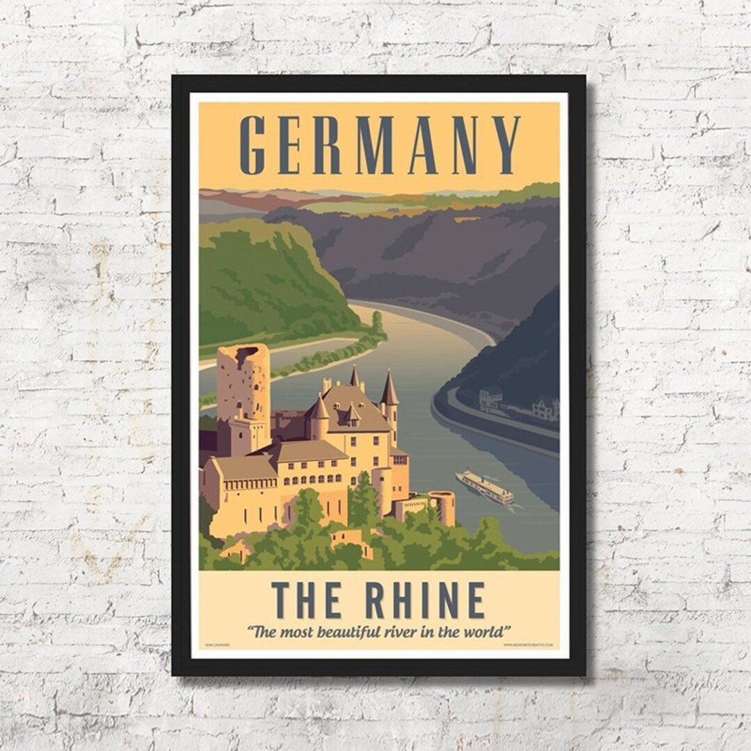 Germany Poster, Germany Wall Art, Germany Art Print, Poster, Germany ...