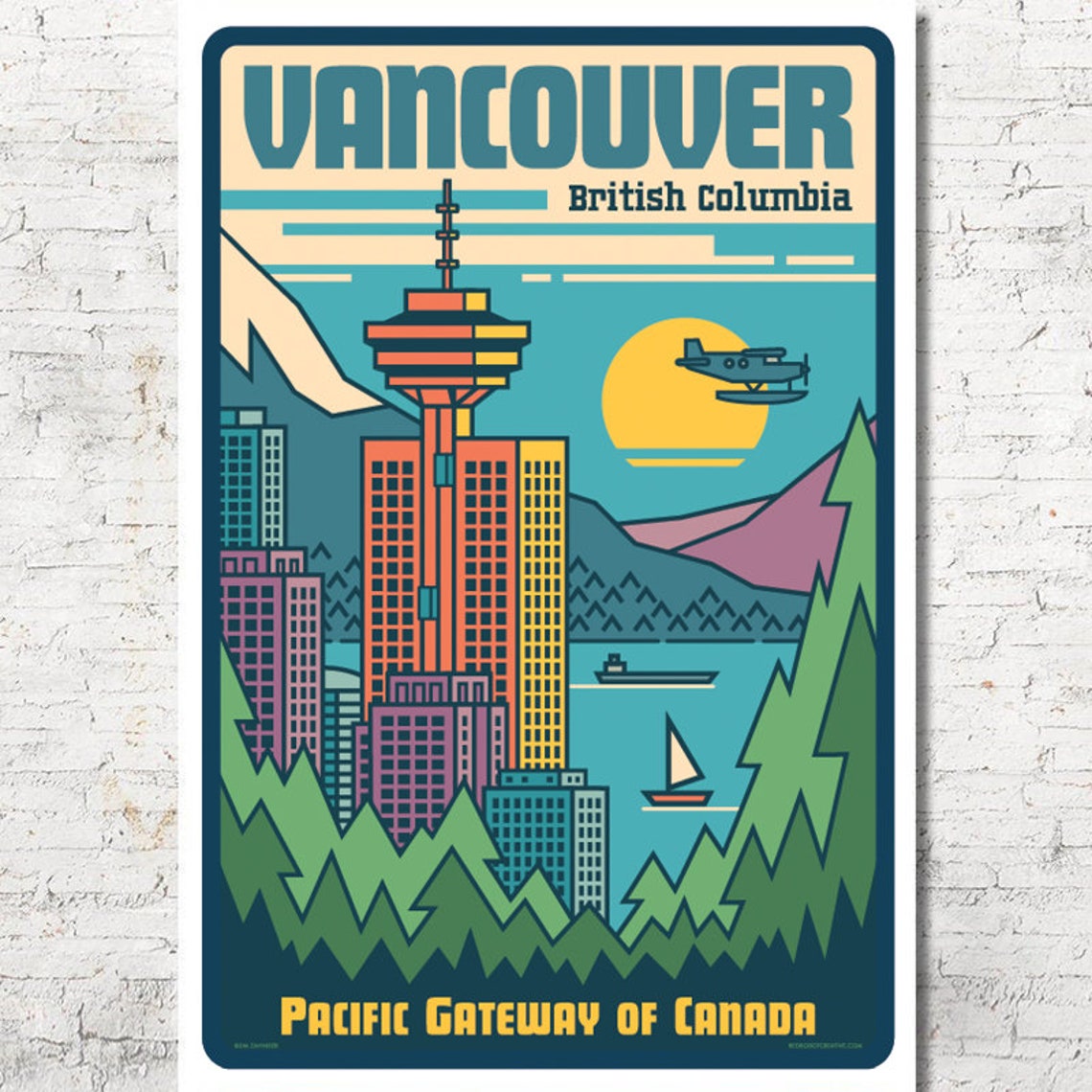 Vancouver Vancouver Poster Vancouver Wall Art Vancouver - Etsy Australia