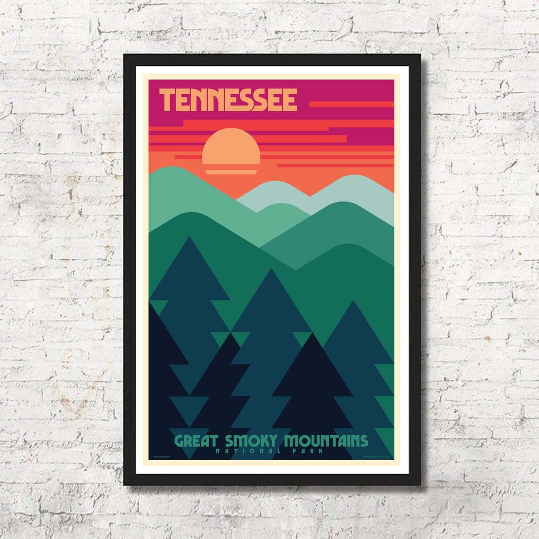 Tennessee Poster, Tennessee Wall Art, Tennessee Print, Tennessee Art ...