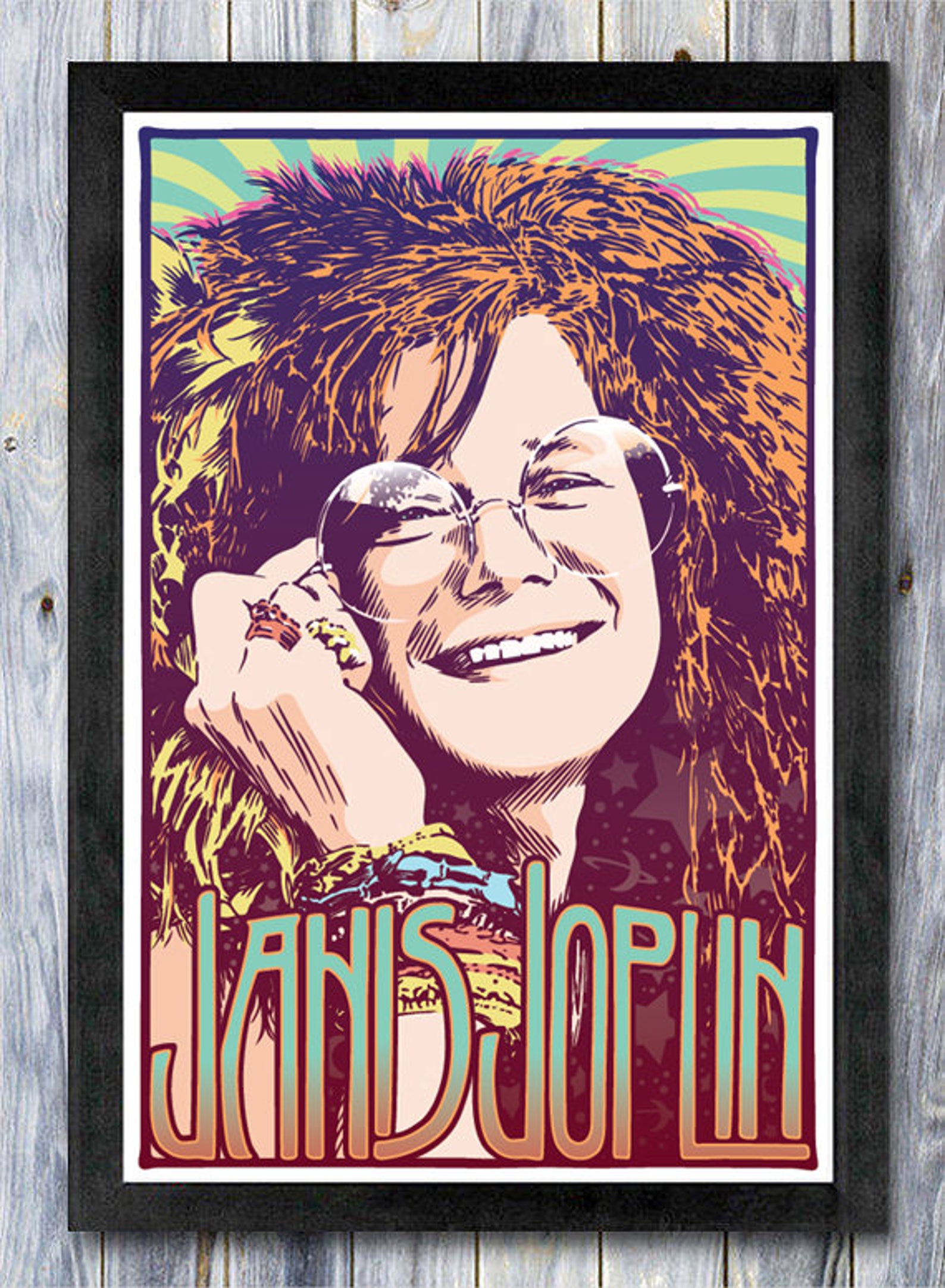 Janis Joplin Janis Joplin Poster Janis Joplin Wall Art - Etsy