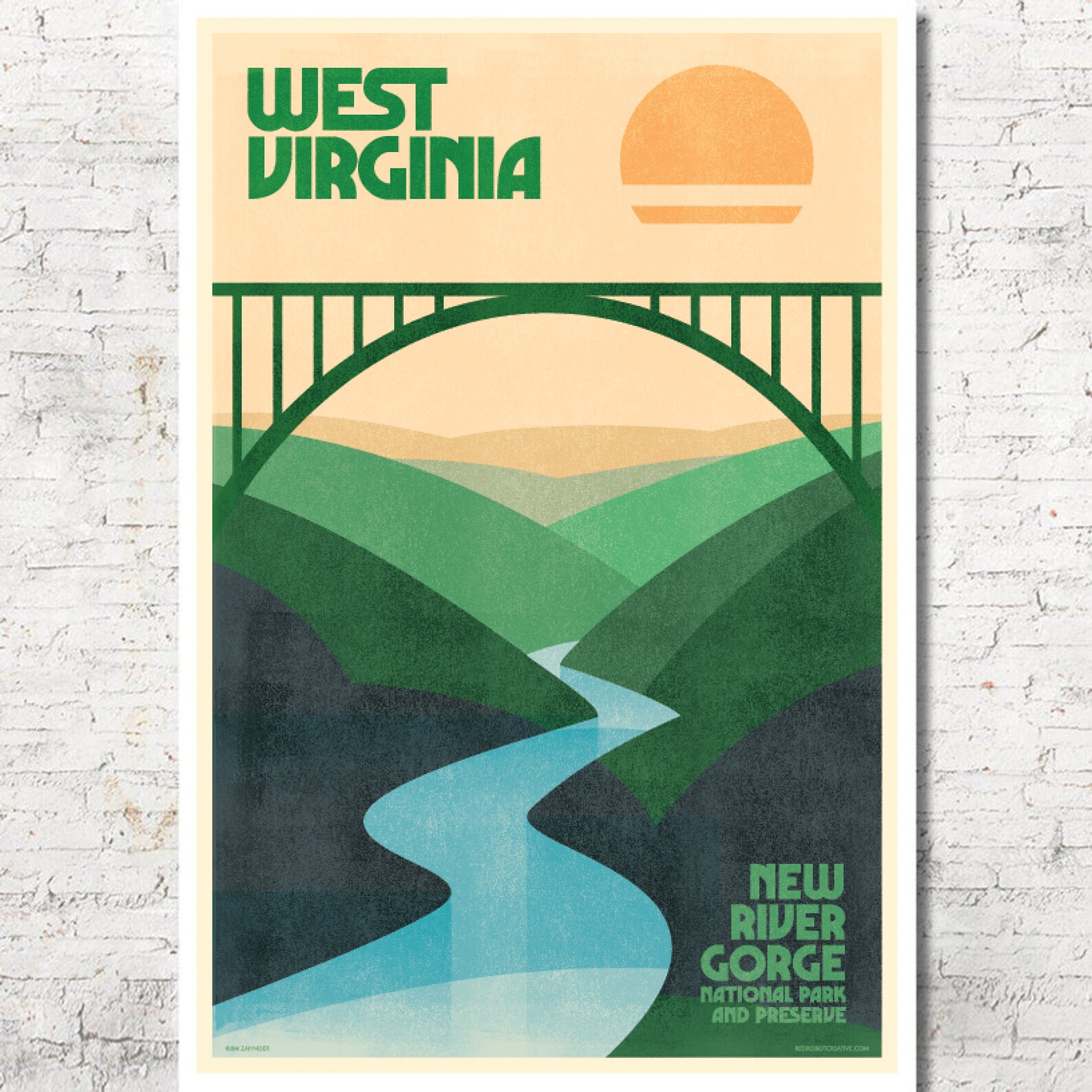 West Virginia Poster West Virginia Wall Art West Virginia - Etsy