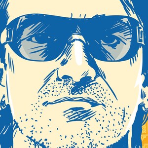 13 X 19 Bono U2, Bono, Bono Poster, Bono Wall Art, Bono Art Print, Bono ...