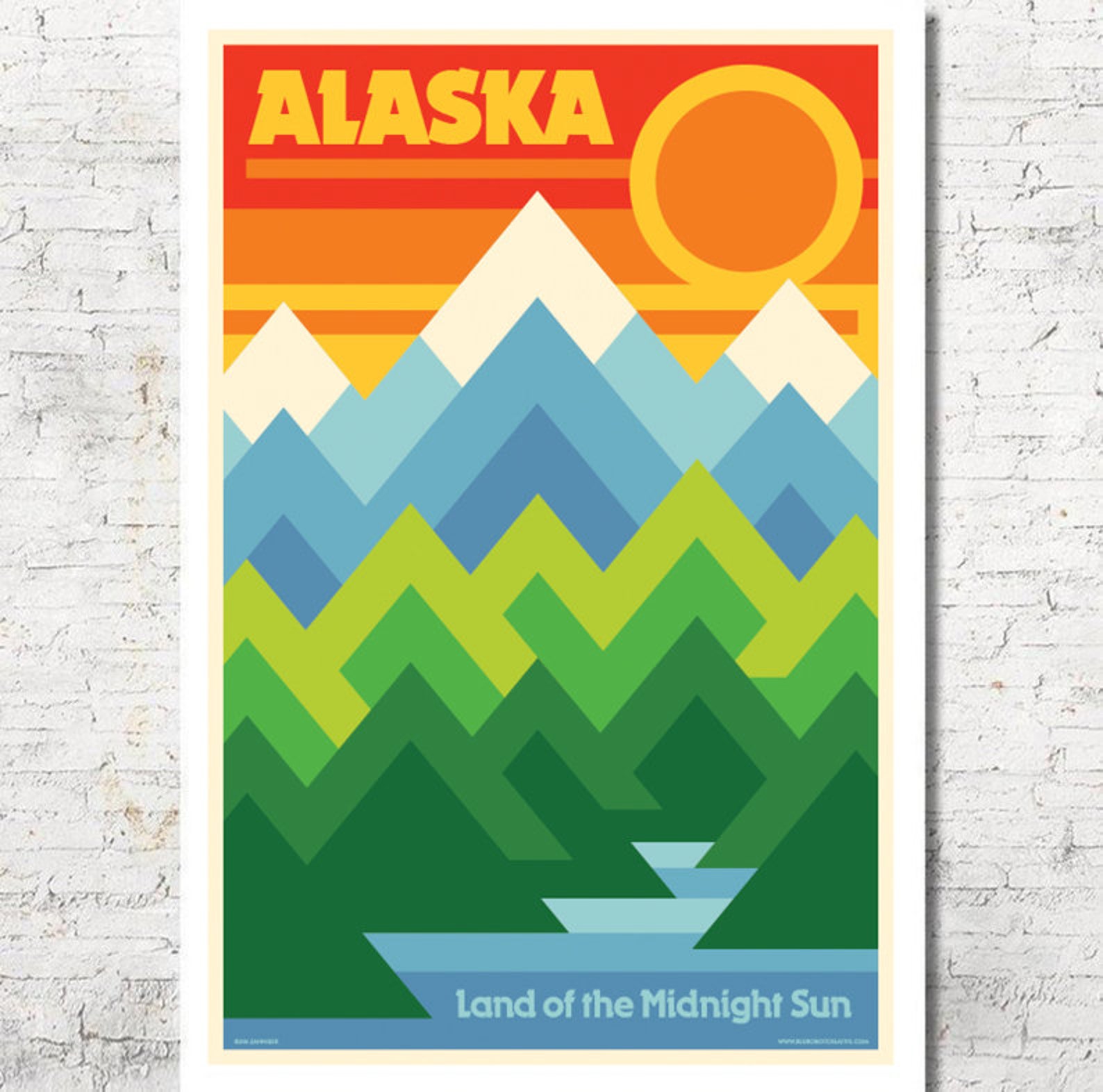 Alaska Alaska Poster Alaska Wall Art Alaska Art Print - Etsy