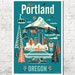 Portland Poster, Portland Print, Portland Poster, Portland Wall Art ...