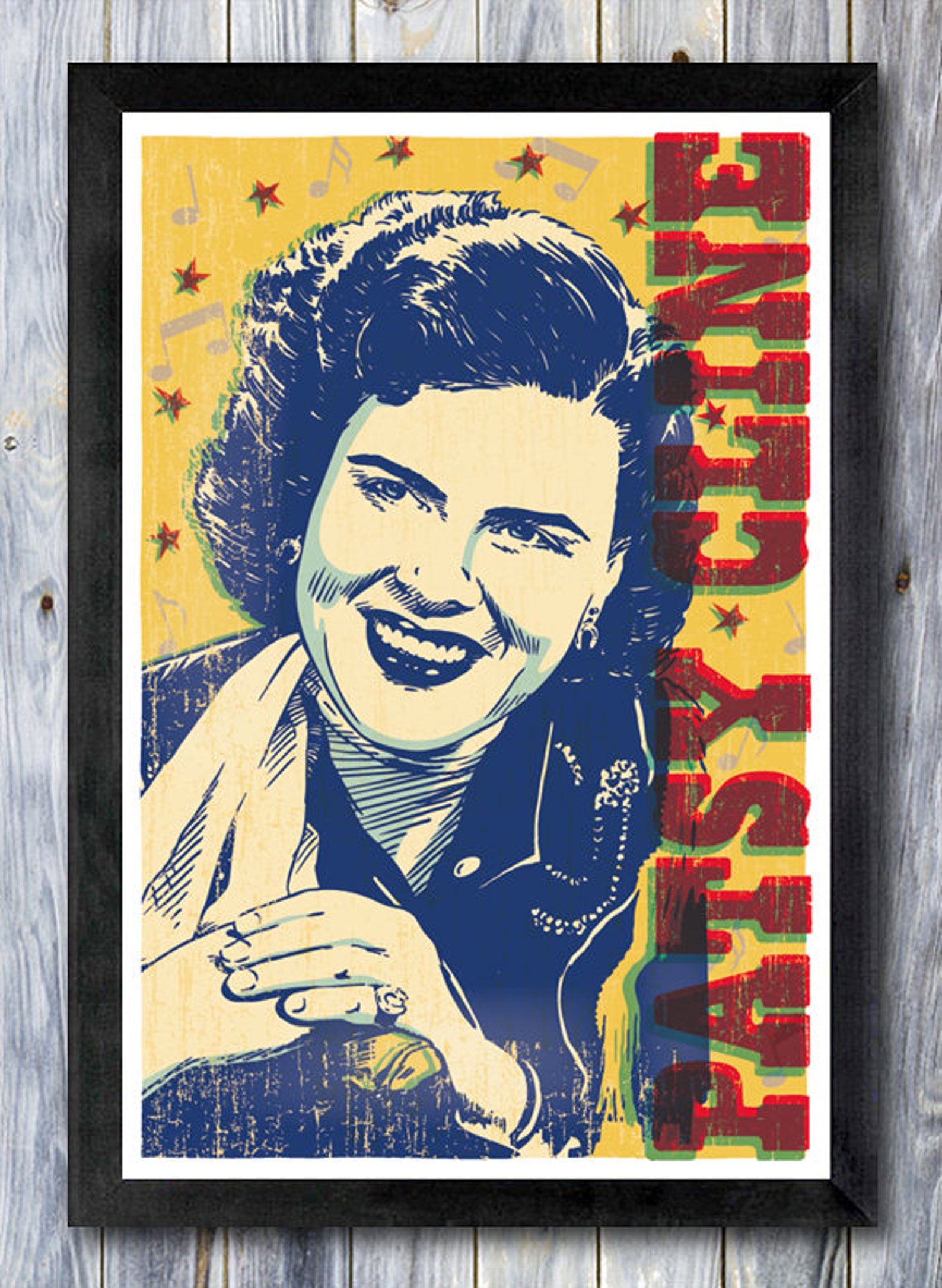 13 x 19 Patsy Cline Patsy Cline poster Patsy Cline wall art | Etsy