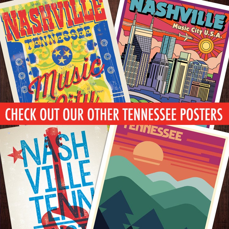 Tennessee Poster Tennessee Wall Art Tennessee Print - Etsy