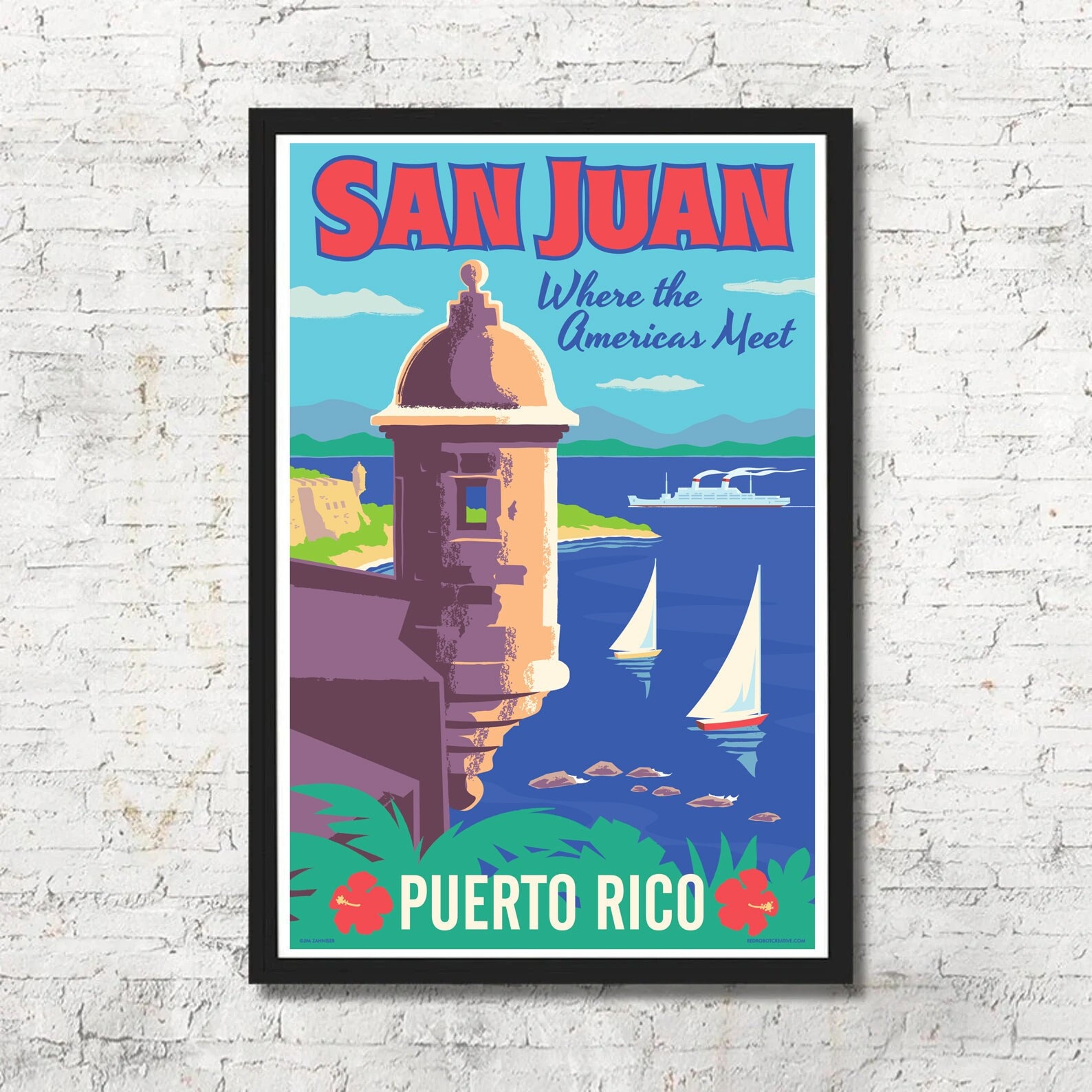 San Juan Poster San Juan Wall Art San Juan Art Print San - Etsy
