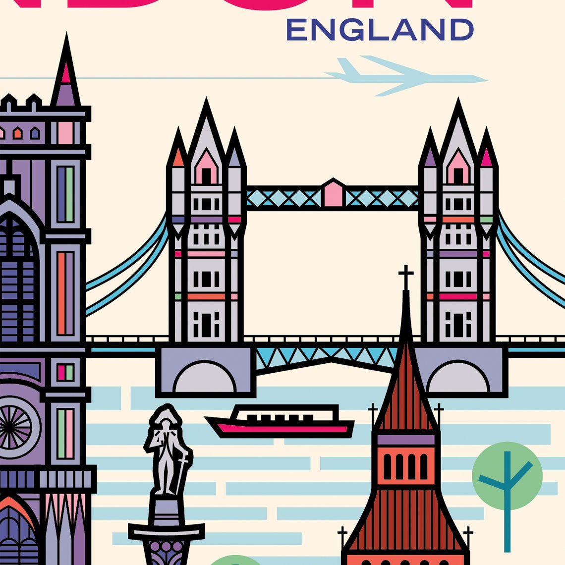 London Poster London Wall Art London Art Print Poster - Etsy