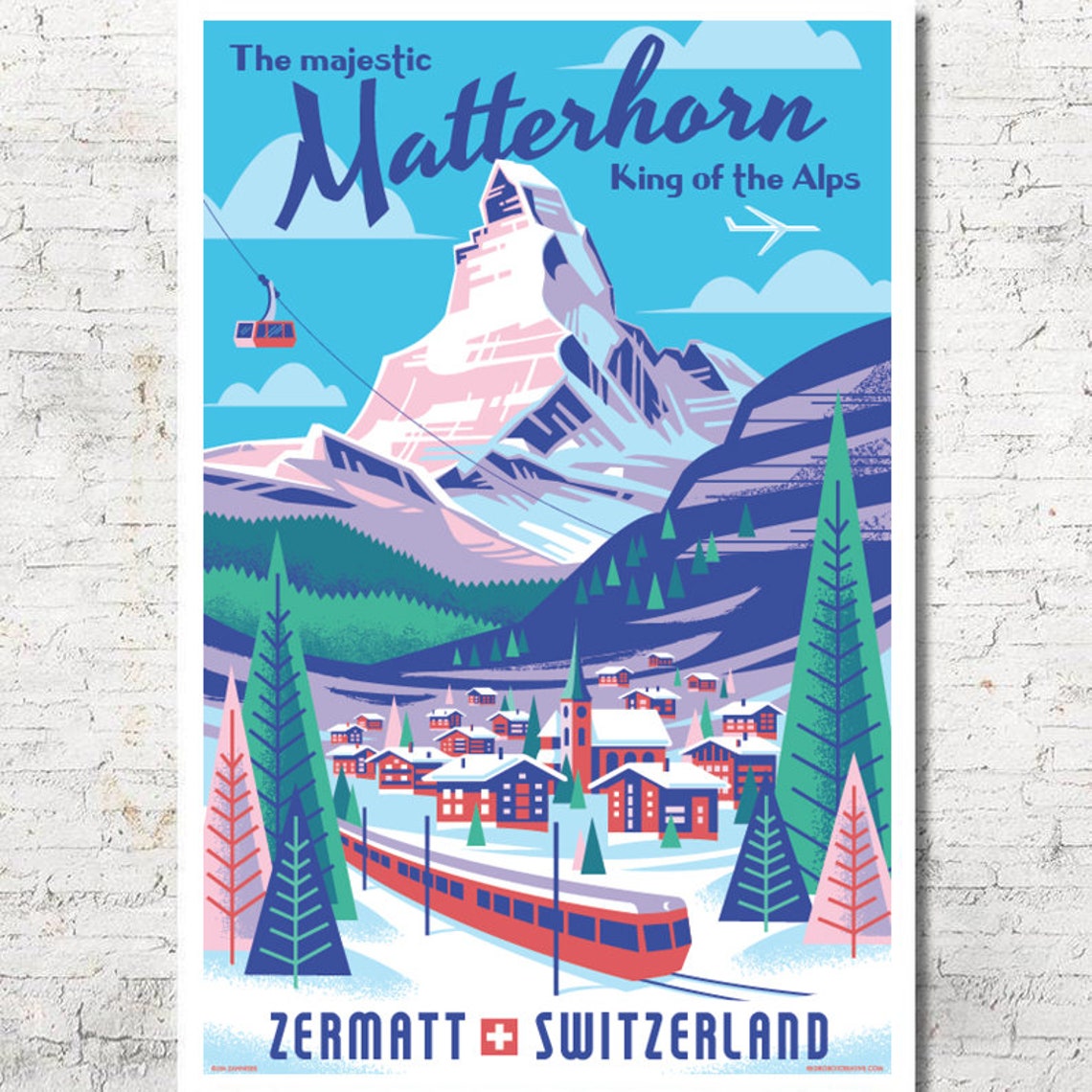 Switzerland Switzerland Poster Switzerland Wall Art - Etsy