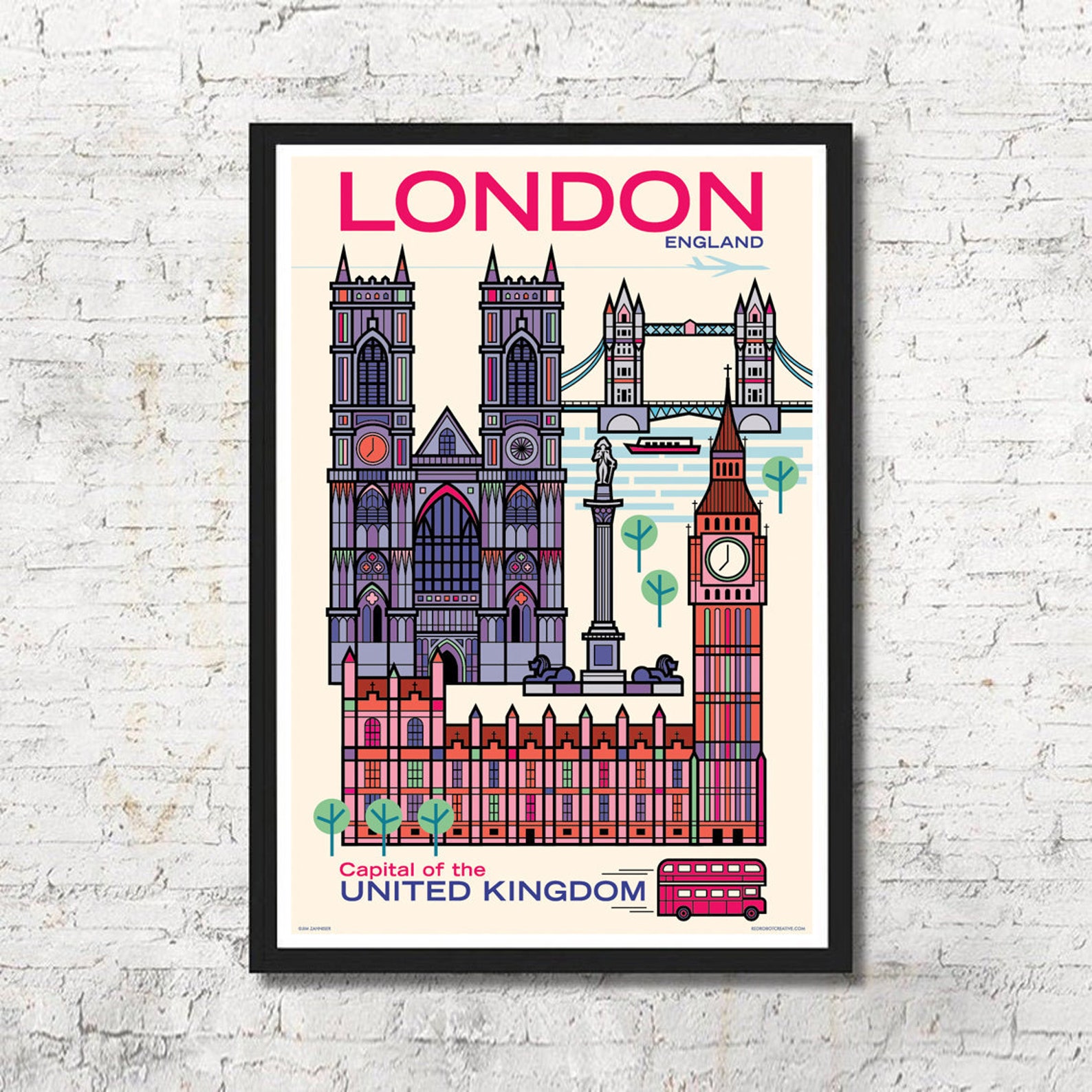 London Poster London Wall Art London Art Print Poster - Etsy