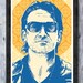 13 X 19 Bono U2, Bono, Bono Poster, Bono Wall Art, Bono Art Print, Bono ...