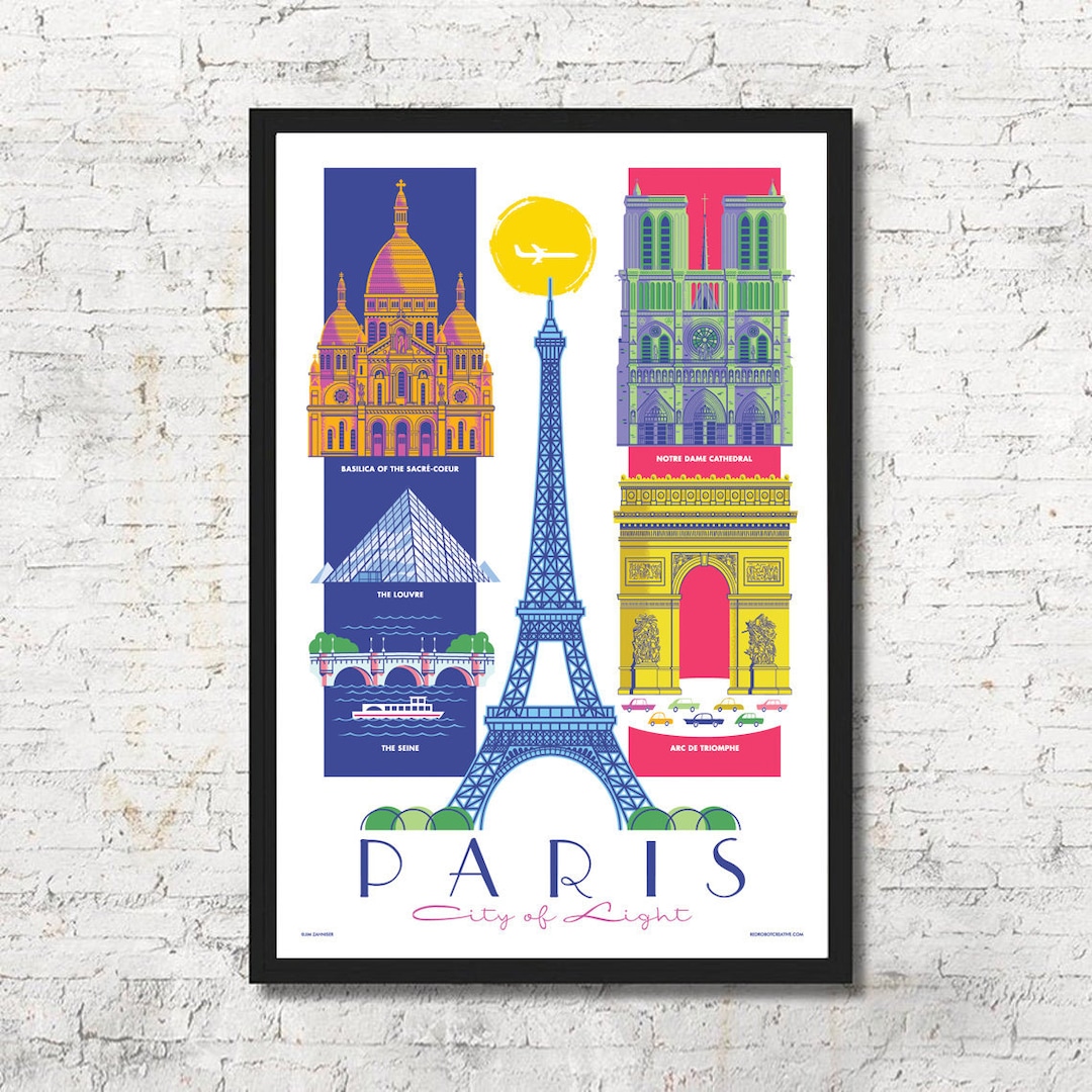 Paris Poster, Paris Wall Art, Paris Art Print, France Poster, Paris ...