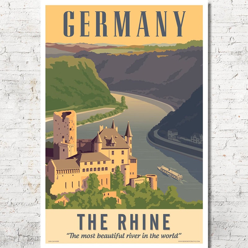 Germany Poster Germany Wall Art Germany Art Print Poster - Etsy