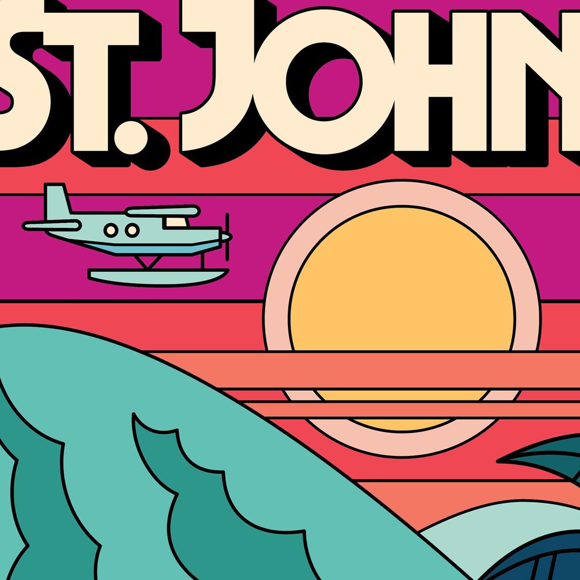 St. John Poster St. John Wall Art St. John Art Print St. - Etsy