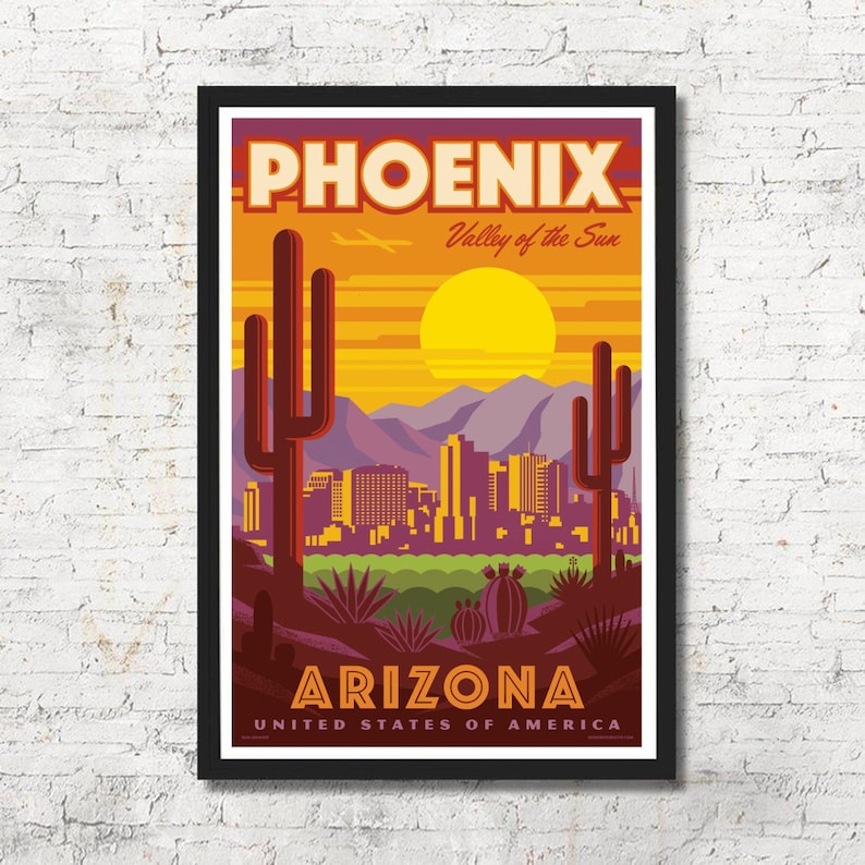 Phoenix Phoenix Poster Phoenix Wall Art Phoenix Art Print | Etsy