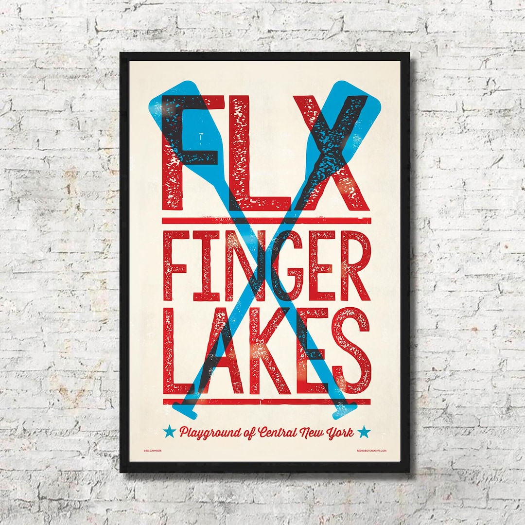 Finger Lakes Art Print, Rustic Home Decor - Etsy