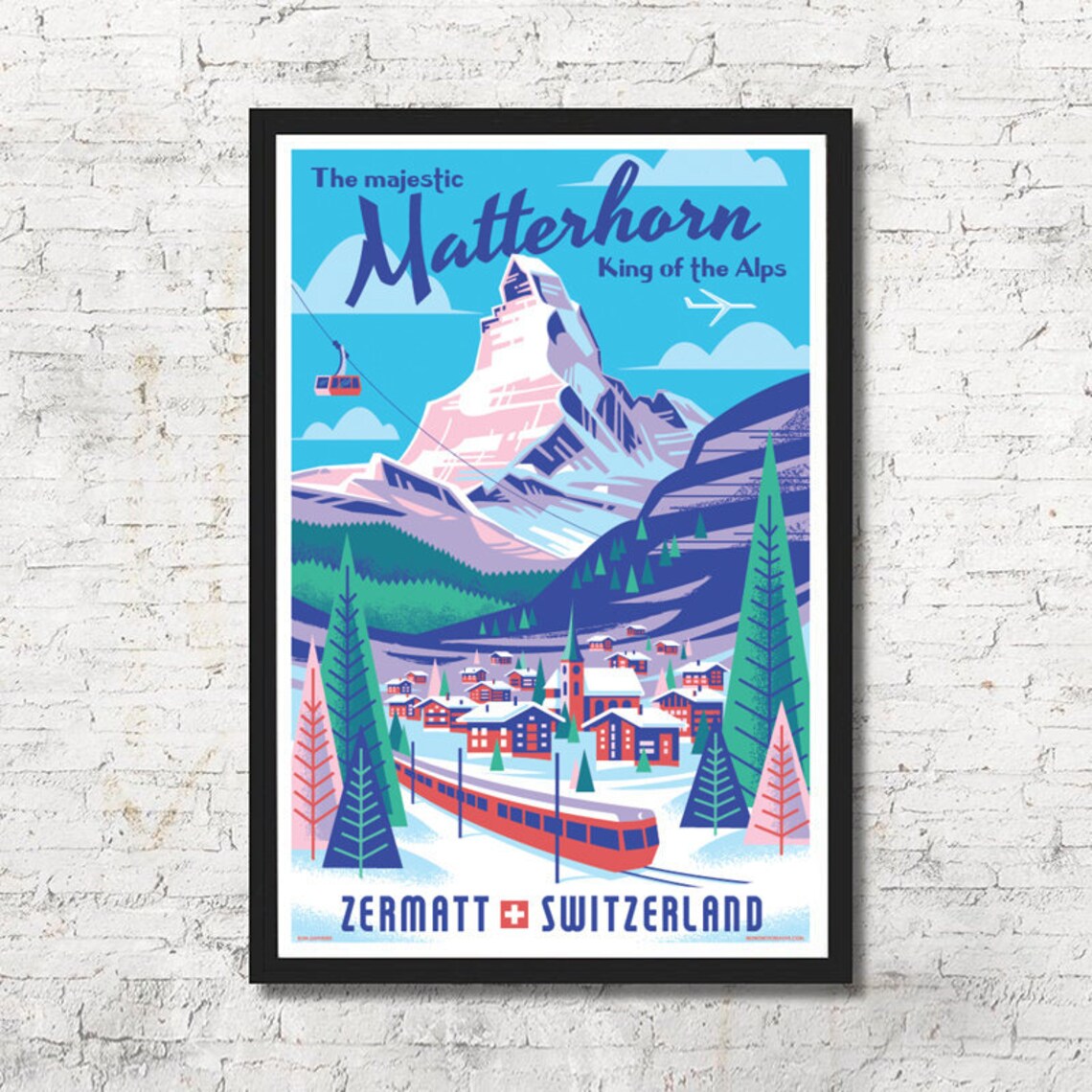 Switzerland Switzerland Poster Switzerland Wall Art - Etsy