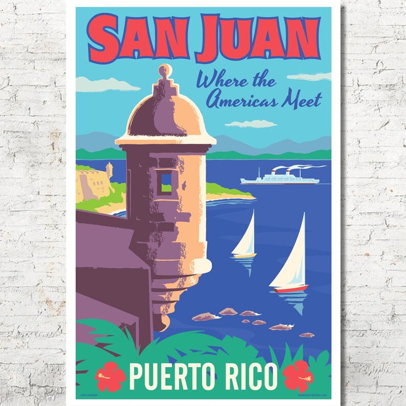San Juan Poster San Juan Wall Art San Juan Art Print San - Etsy