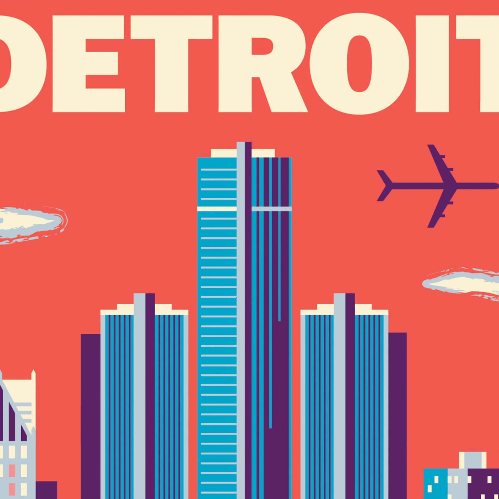 Detroit Poster Detroit Wall Art Detroit Print Detroit Art - Etsy