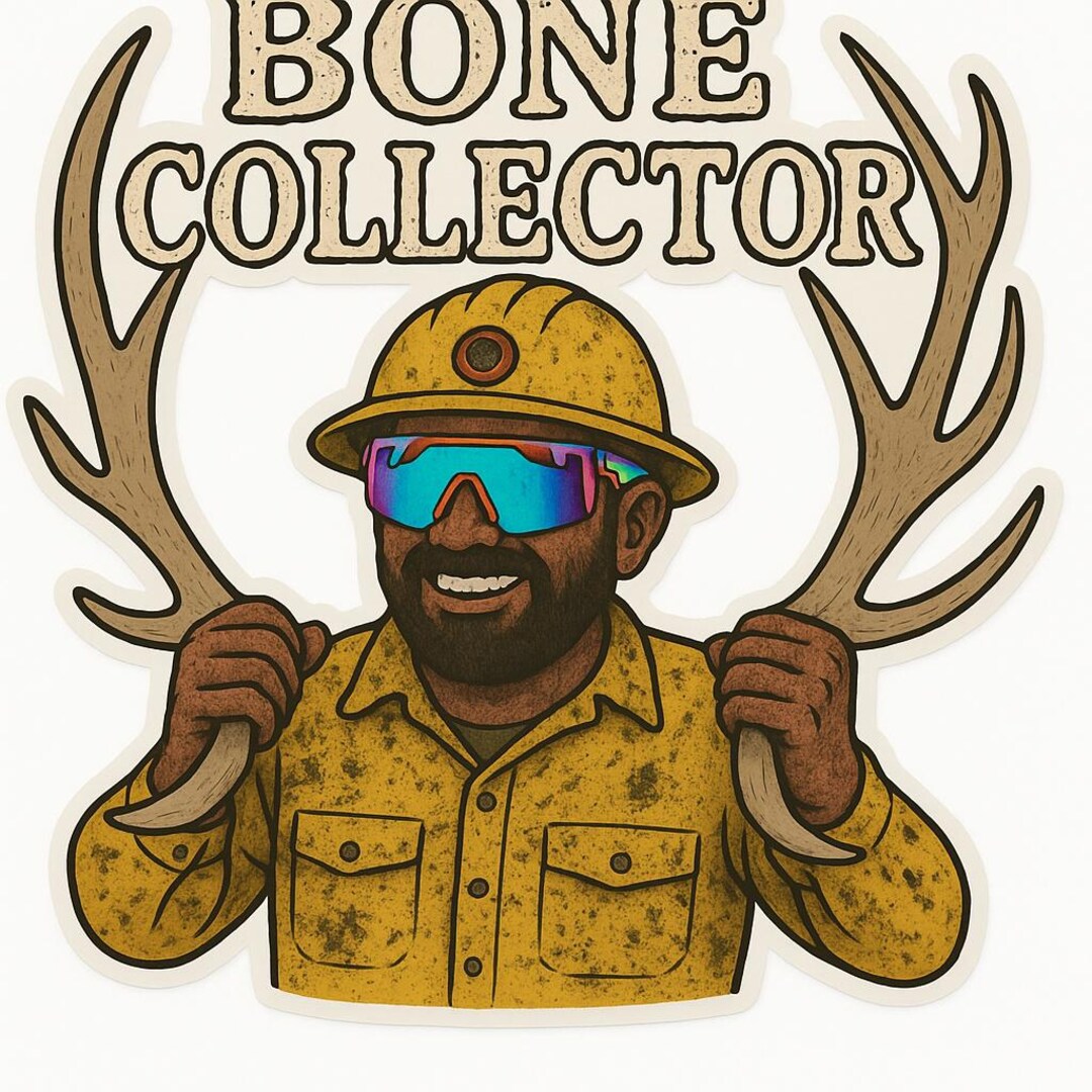 Bone Collector Sticker - Etsy