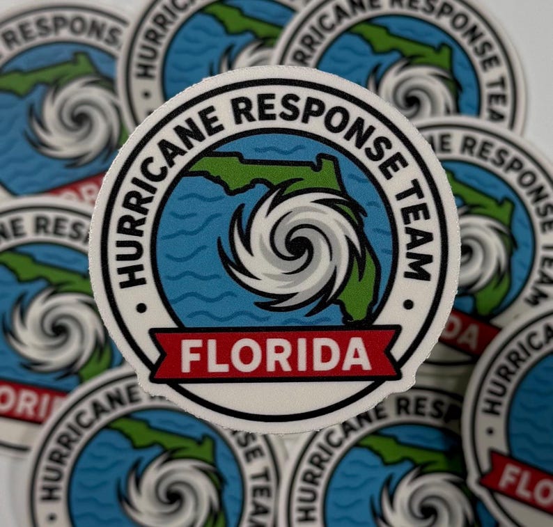 Hurricane Response Team Sticker - Etsy