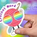Crochet Sticker Crochet Nerd Sticker Yarn Lover Gift Idea for Crochet ...