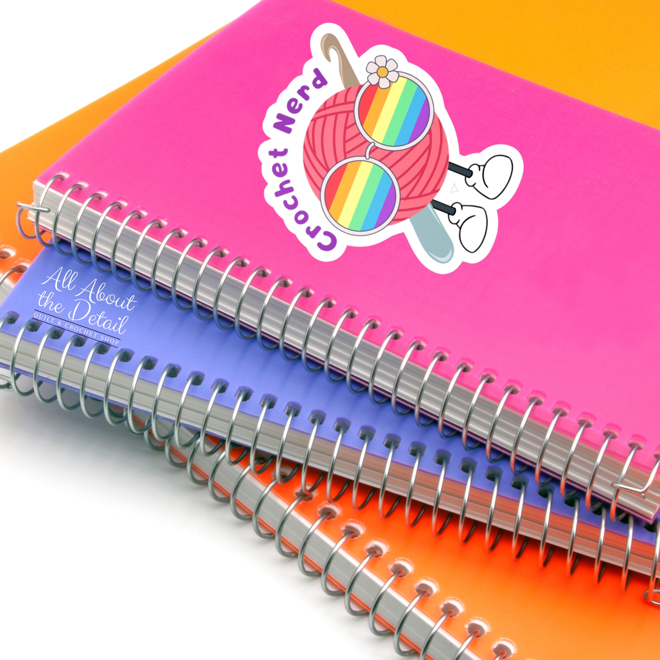 Crochet Sticker Crochet Nerd Sticker Yarn Lover Gift Idea for Crochet ...