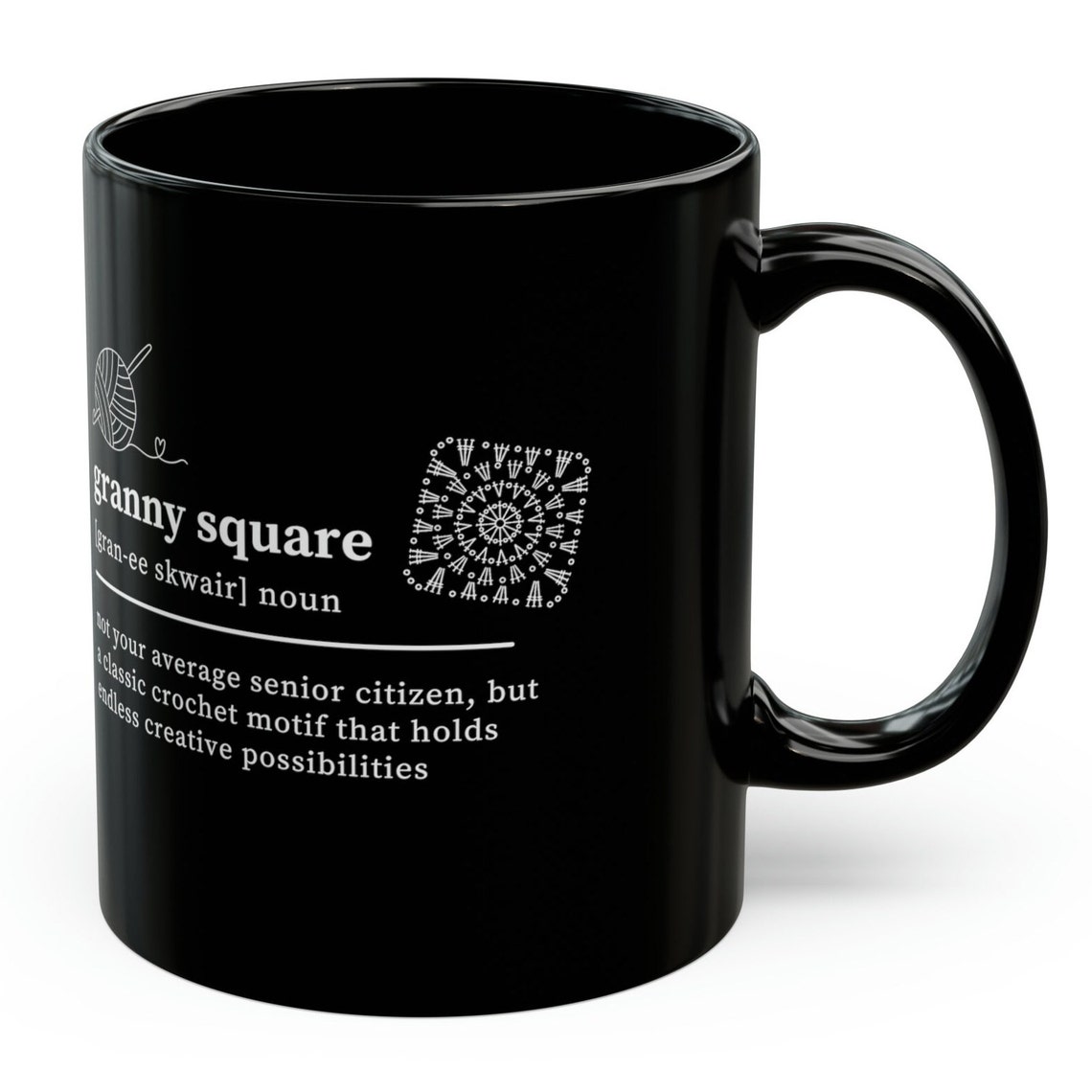 Granny Square Coffee Cup Definition Mug Coffee Personalized Cup of ...