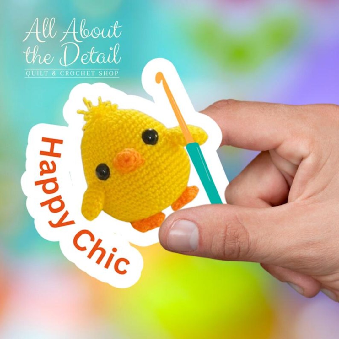 Crochet Stickers Crochet Happy Sticker Crochet Gift Crochet Hook ...