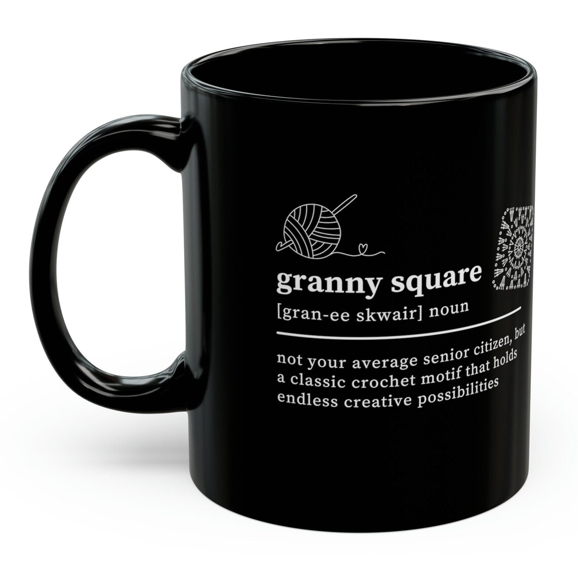 Granny Square Coffee Cup Definition Mug Coffee Personalized Cup of ...