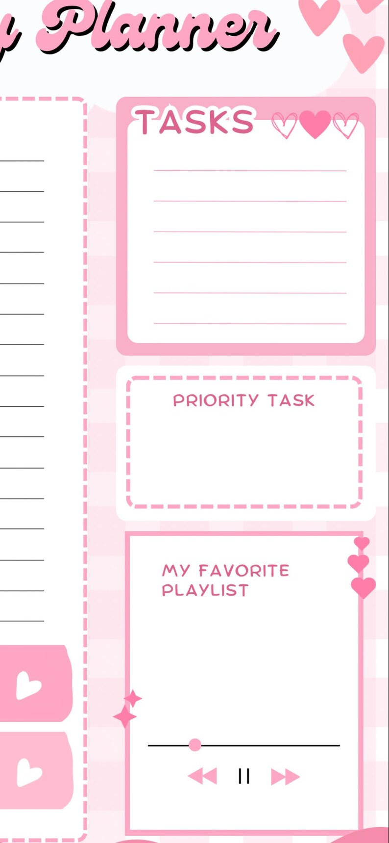 Daily Planner Printable PDF – Undated, Minimalist, Productivity ...