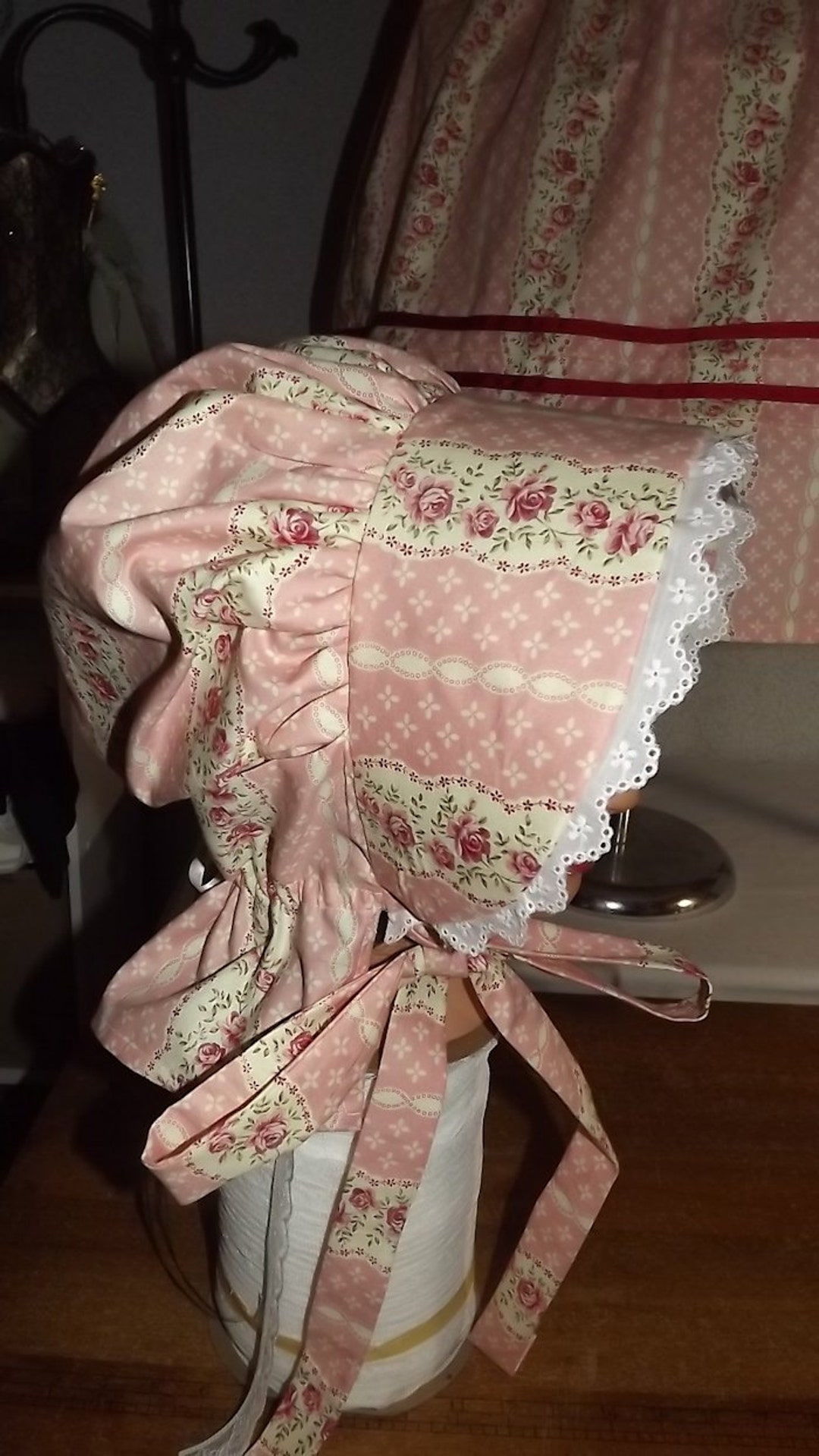 Ladies/girls Custom Bonnet Civil War Bonnet Reenacting - Etsy