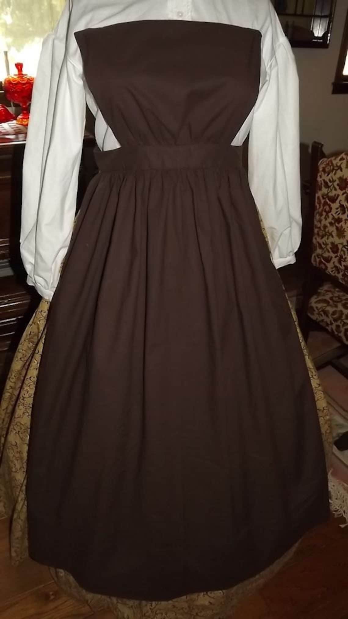 Civil War Pinner Apron Various Colors - Etsy