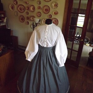 Ladies Civil War Garibaldi Blouse Sizes 6 to 24 Muslin Blouse - Etsy