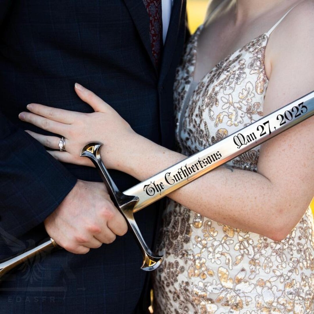 Handcrafted Anduril Sword of King Elessar | Decorative Aragorn Fantasy ...