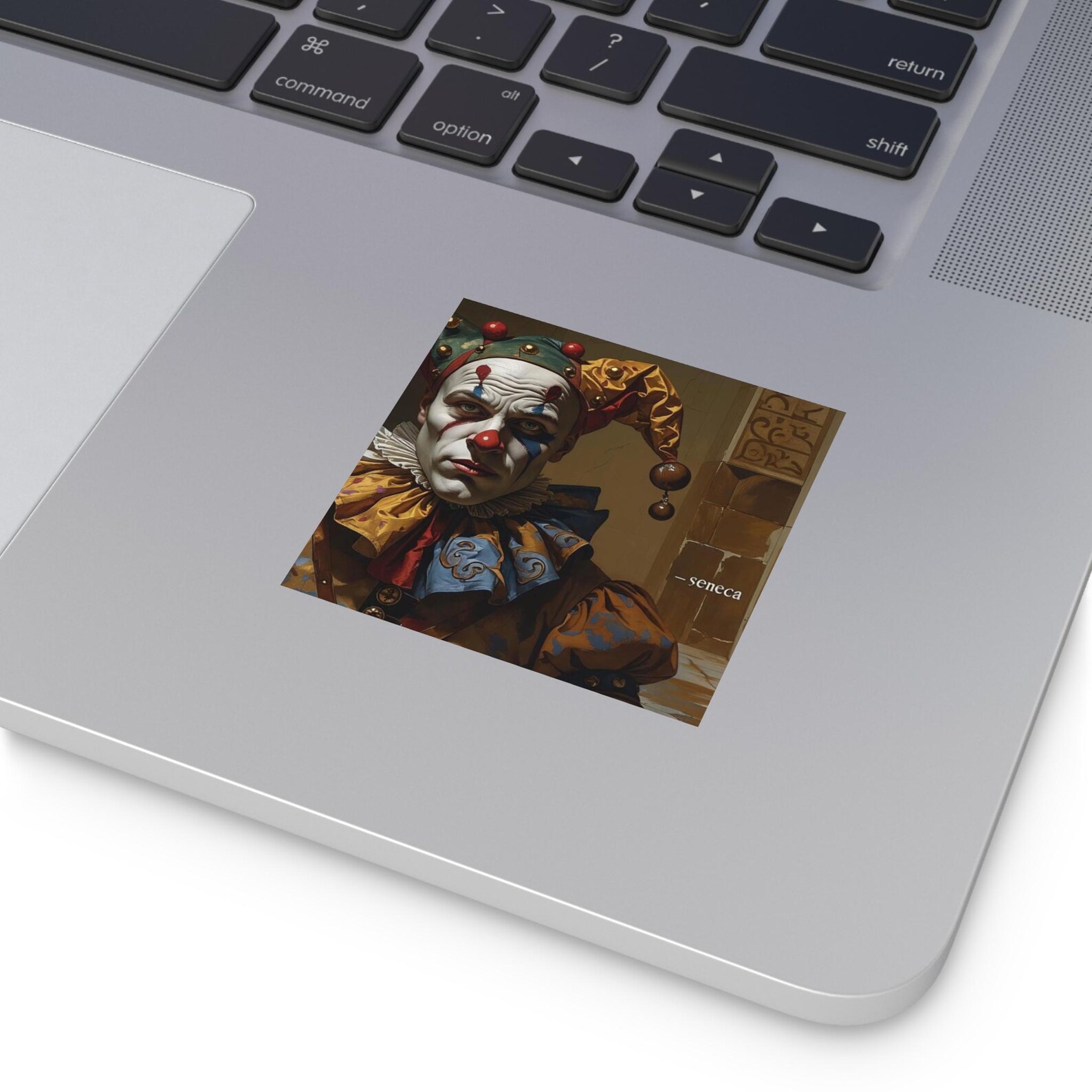 Seneca Stoicism Jester Sticker: Waterproof Philosophy Laptop Decal - Etsy