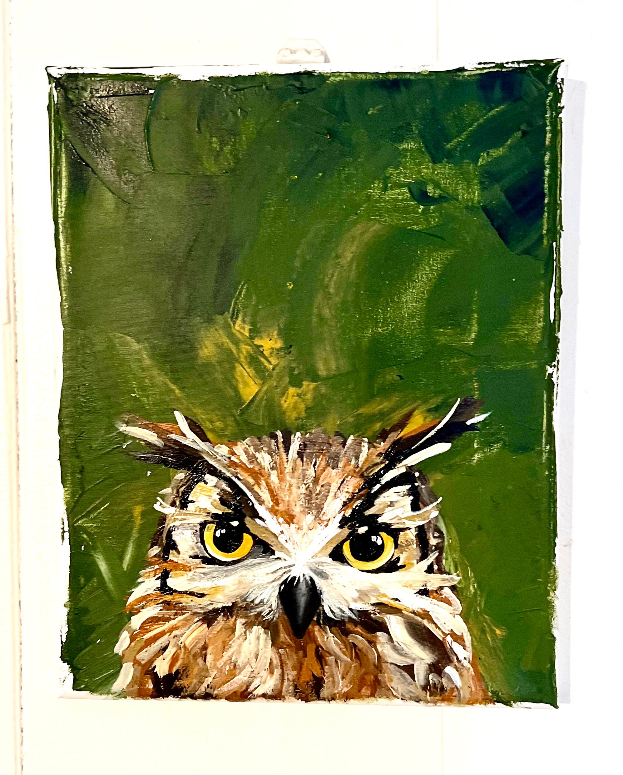 Owl Painting - Etsy