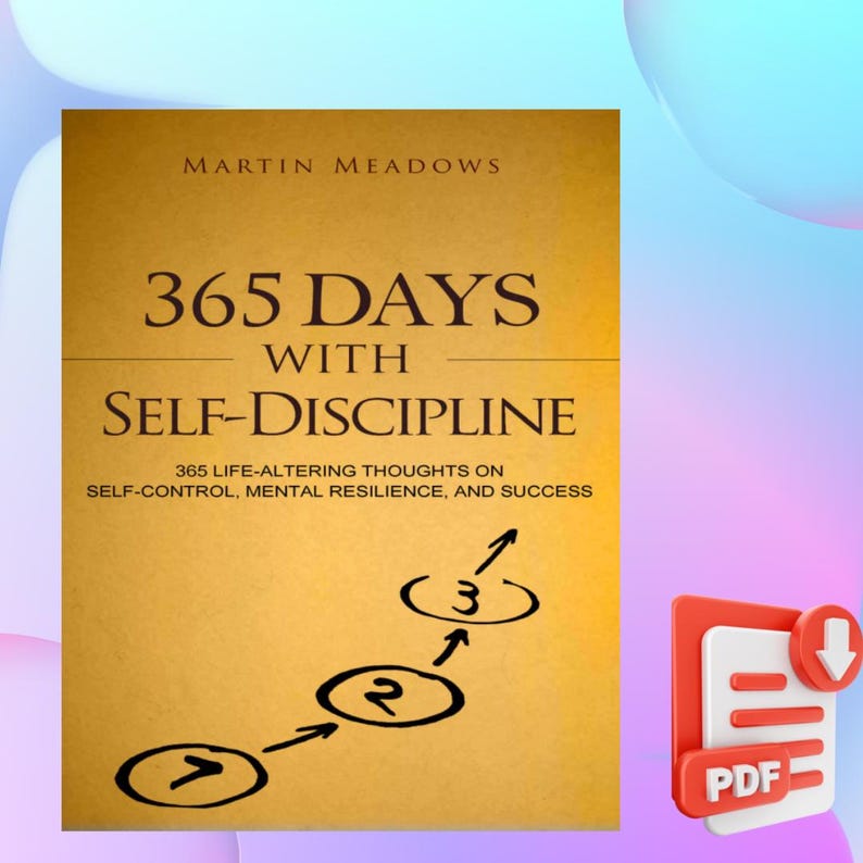 365 Days With Self-discipline, Digital Ebook, INSTANT DOWNLOAD PDF - Etsy