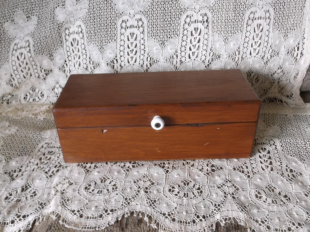 Vintage Distressed Wood Box, Cottage Core - Etsy