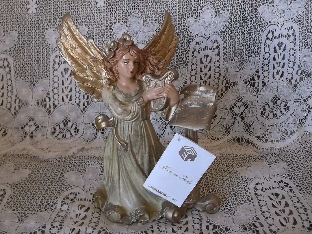Vintage Euromarchi Angel Musical Made in Italy - Etsy