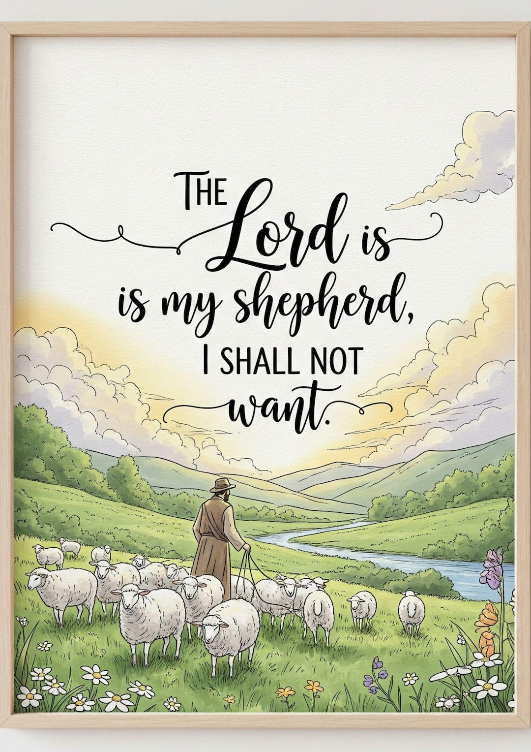 Christian Wall Art, Bible Verse Art, Scripture Wall Decor ...