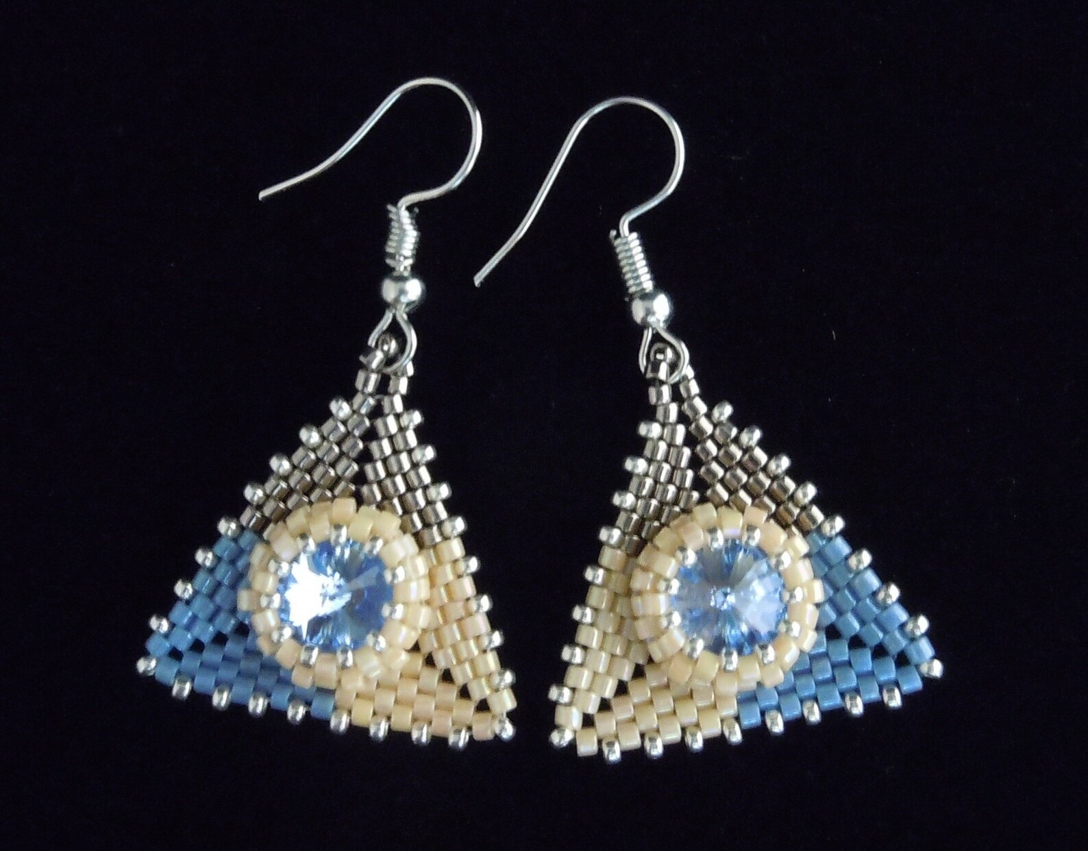 Tutorial Beading Tutorial Triangle Peyote Pattern Seed Bead - Etsy