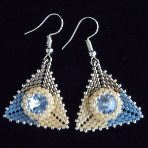 Tutorial Beading Tutorial Triangle Peyote Pattern Seed Bead - Etsy