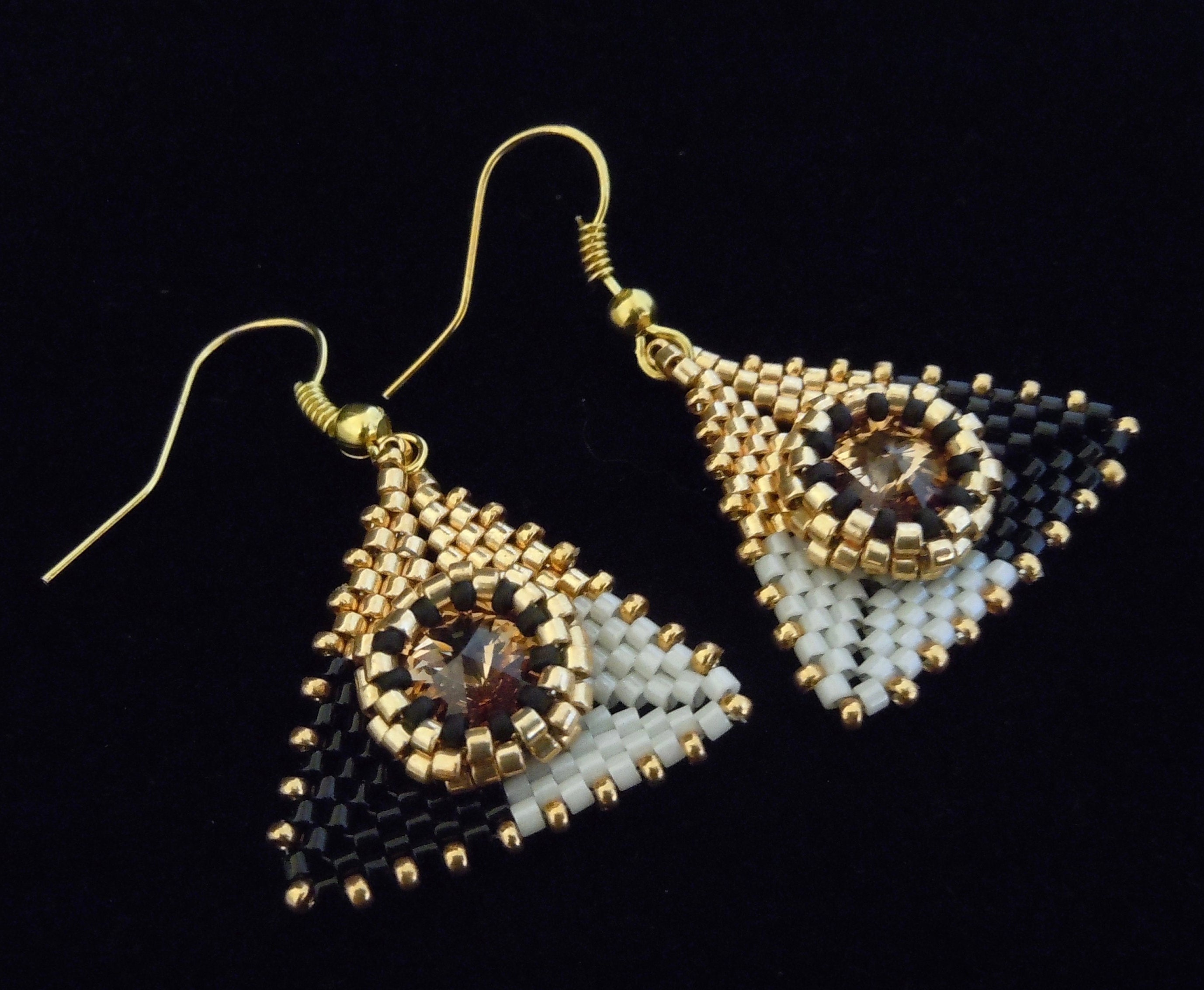 Tutorial Beading Tutorial Triangle Peyote Pattern Seed Bead - Etsy