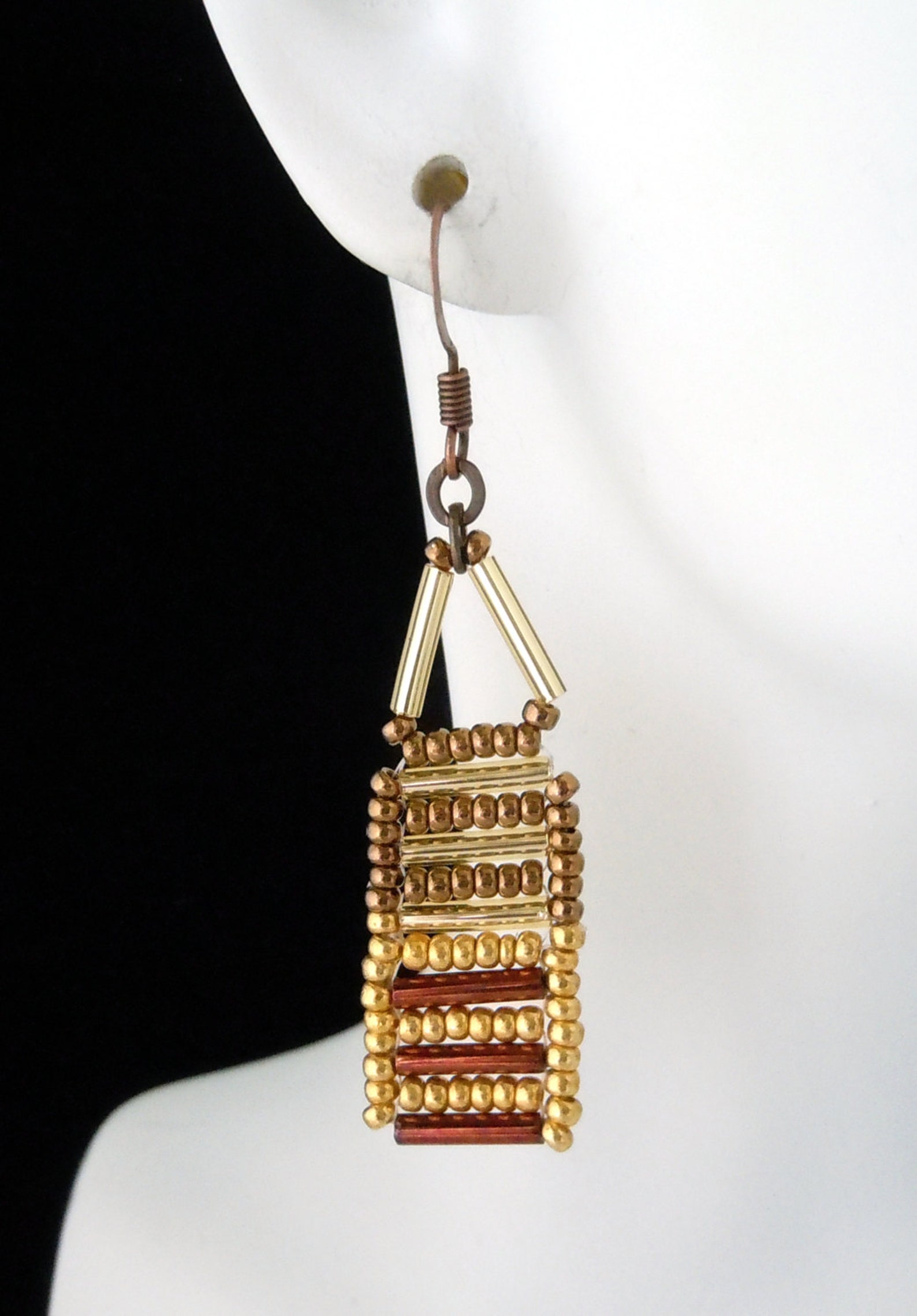 Bugle Bead, Bead Pattern, Bugle Bead Pattern, Beading Tutorial, Seed ...