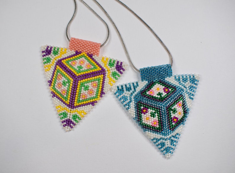 Peyote Delica Pattern Seed Bead Pattern Beading Tutorial - Etsy